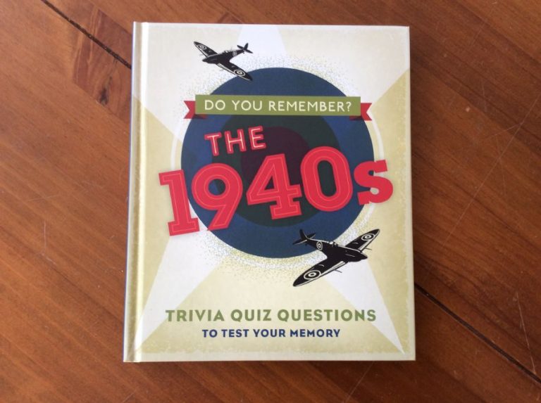 Do You Remember The 1940s? Trivia Quiz Hardback Book, Birthdate ...